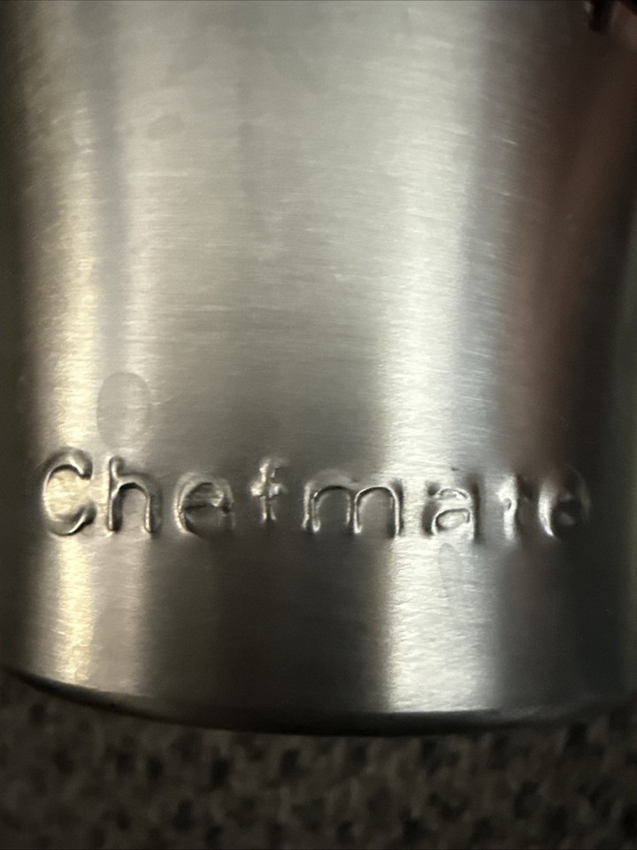 Chefmate Stainless MCM Cocktail Shaker With Strainer and Drink Recipes ...