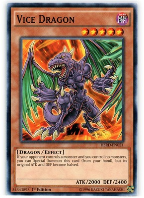 Vice Dragon Common High-Speed Riders YuGiOh Card | eBay Australia