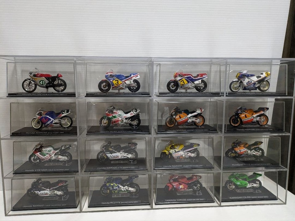 De Agostini Champion Motorcycle Collection 16 Bikes with Case #fc9b4b ...
