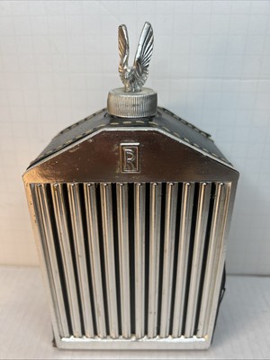 Vtg Rolls Royce Radiator Flask Decanter Eagle Cap NICE Condition Office ...