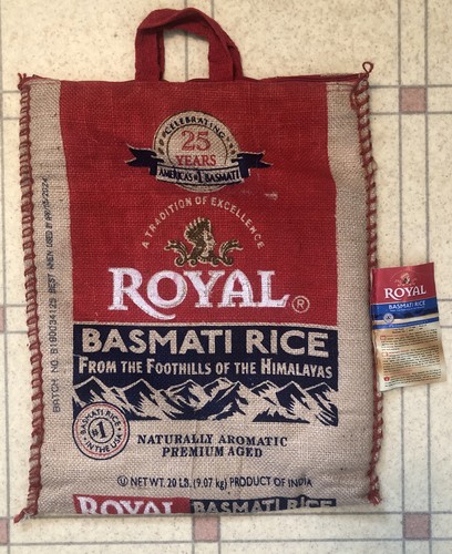 Royal Basmati Rice 20LB Burlap Sack Bag,No Rice, Decorative,Heavy ...