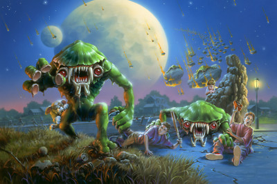 Goosebumps Invasion of the Body Squeezers Book Cover Poster | eBay