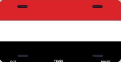 Aluminum National Flag Yemen "License Plate" NEW | eBay