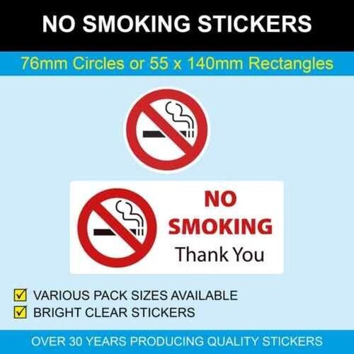 No Smoking Stickers | eBay