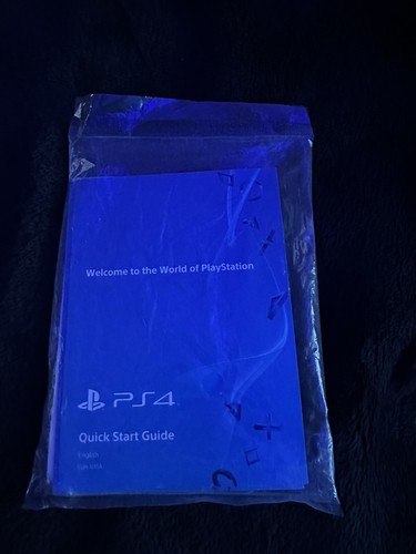 Sony PS4 Pro Quick Start Guide Sealed! | eBay