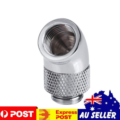 G1/4 Screw Thread 45 Degree Elbow Rotation Brass Connector Fitting ...