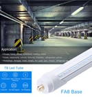 8Foot T8 LED Light Single Pin FA8 45W Fluorescent Tube Lamp 8feet 8FT ...