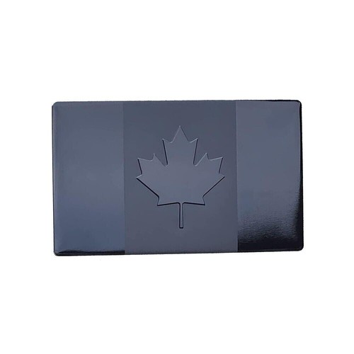 Black Canadian Flag Emblem Canada Maple Leaf Car Trunk Fender Badge ...