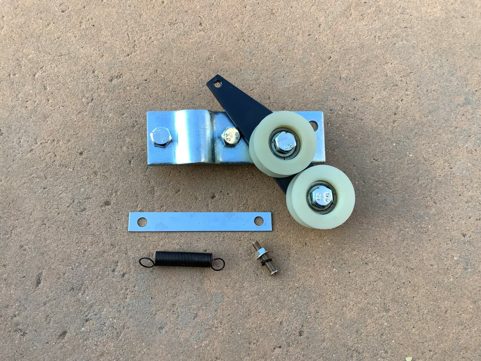 Dual Pulley Spring Chain Idler Tensioner for 49cc 80cc 100cc Motor Gas ...