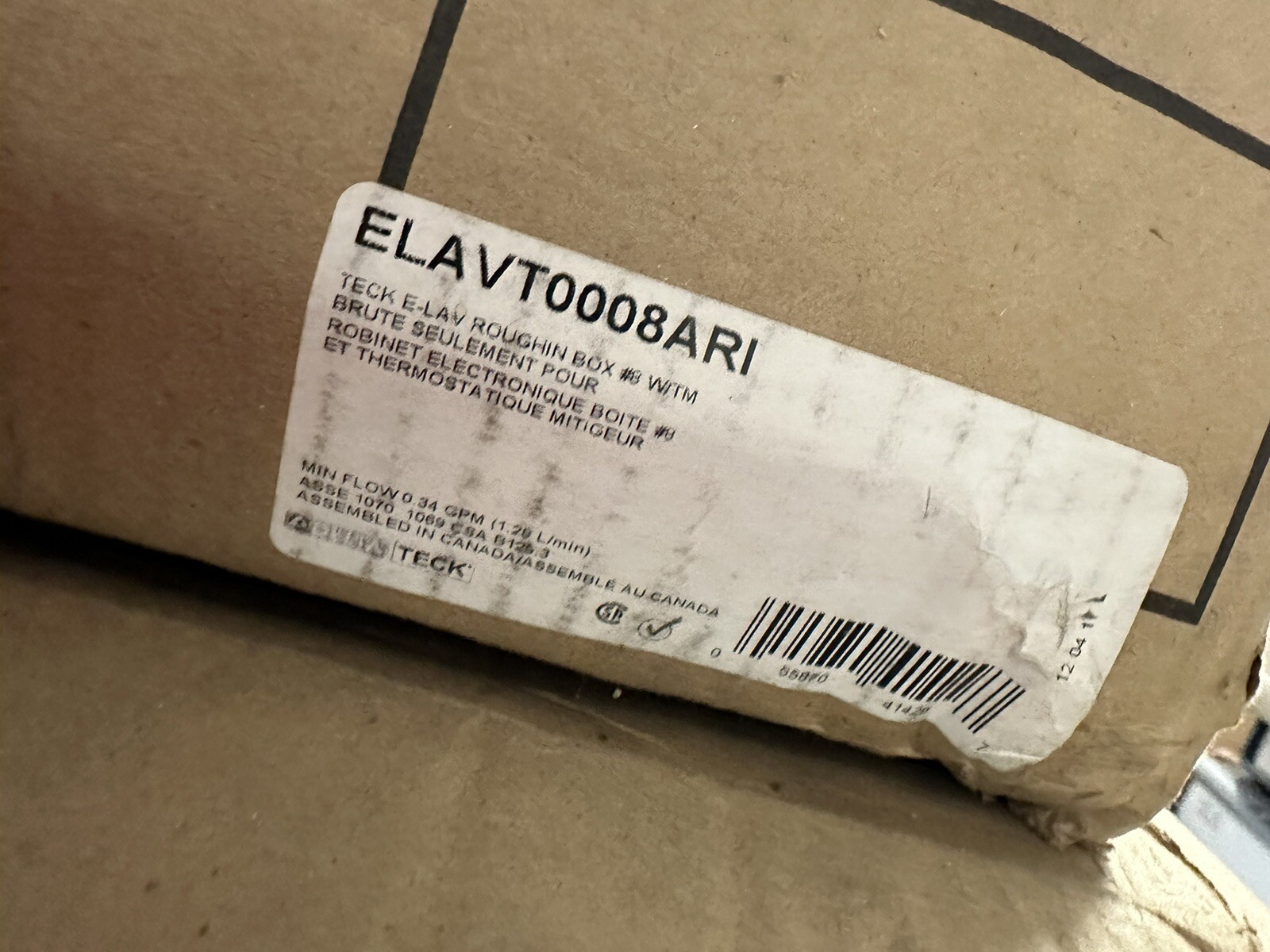 Delta Rough-In Control Box for Electronic Faucet ELAVT0008ARI | eBay