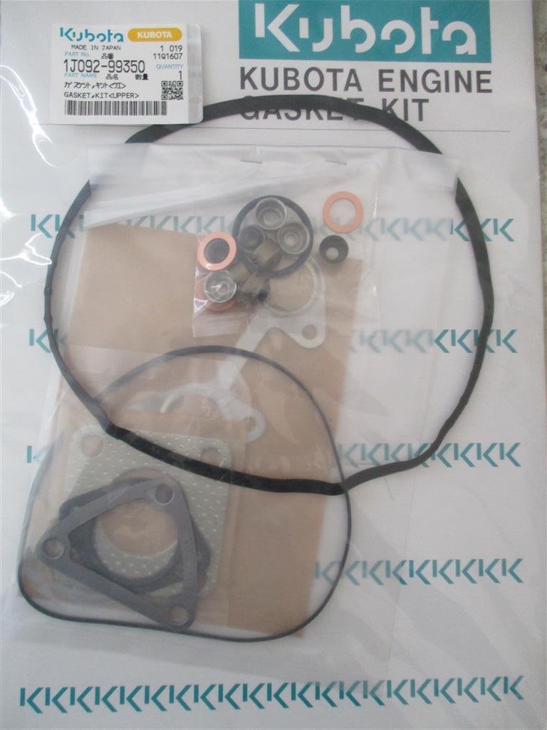 Kubota 1j092-99350 Diesel Engine Upper Gasket Set 1J09299350 for sale ...