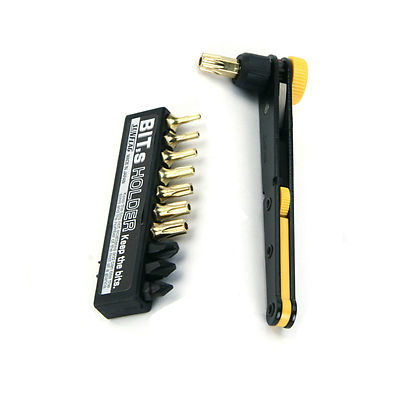 New 12pcs Mini Offset Ratchet Driver & Bit Set No.777-TX Made In Japan ...