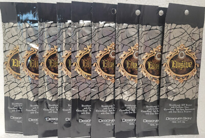 10 Designer Skin Elusive 50x Bronzer Tanning Lotion Packets NEW | eBay