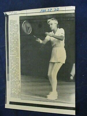1986 Anne White body suit Wimbledon Tennis practice Vintage Wire Press ...