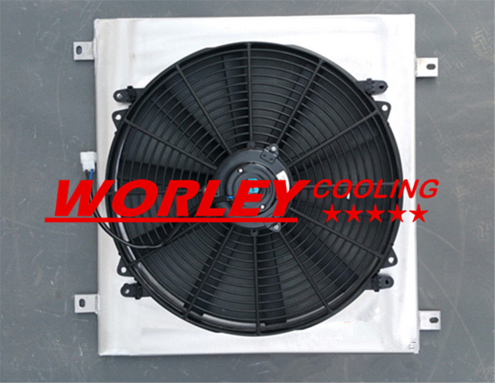 VIC-Aluminum Shroud + fan for Jeep Wrangler YJ TJ LJ RHD 2.4L-4.2L 1987 ...