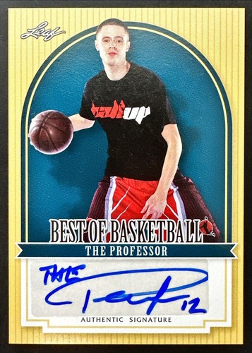 2012-13 Leaf Best of Basketball The Professor Authentic Signature Auto ...