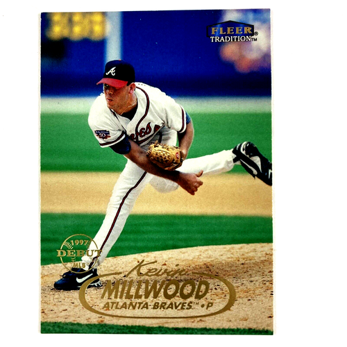 Kevin Millwood 1998 Fleer Tradition Rookie Card #294 MLB Atlanta Braves ...