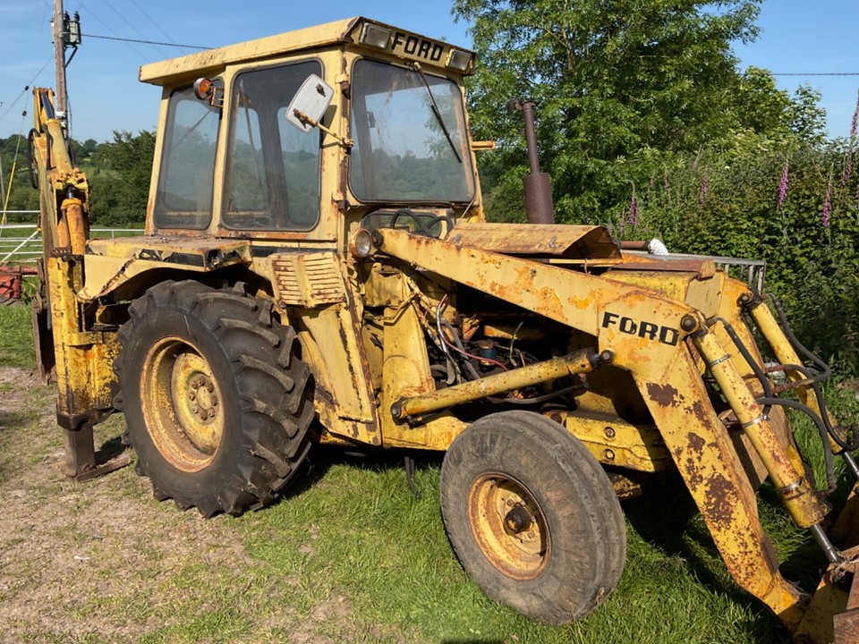 Ford 4550 back hoe loader digger. | eBay UK