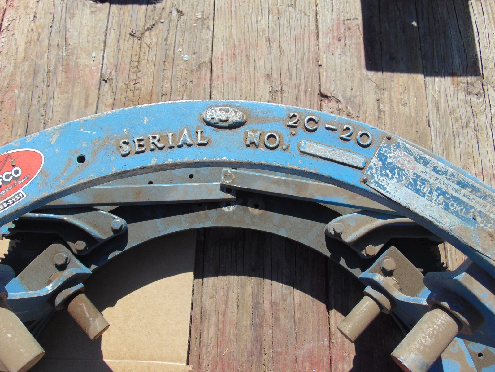 (2) H&M Beveling Machine 2C-20 12"-20" Pipe Parts Lot of 2 | eBay