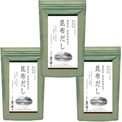 KUBARA Kayanoya Kelp Dashi Japanese soup stock Powder 6gX24 ...