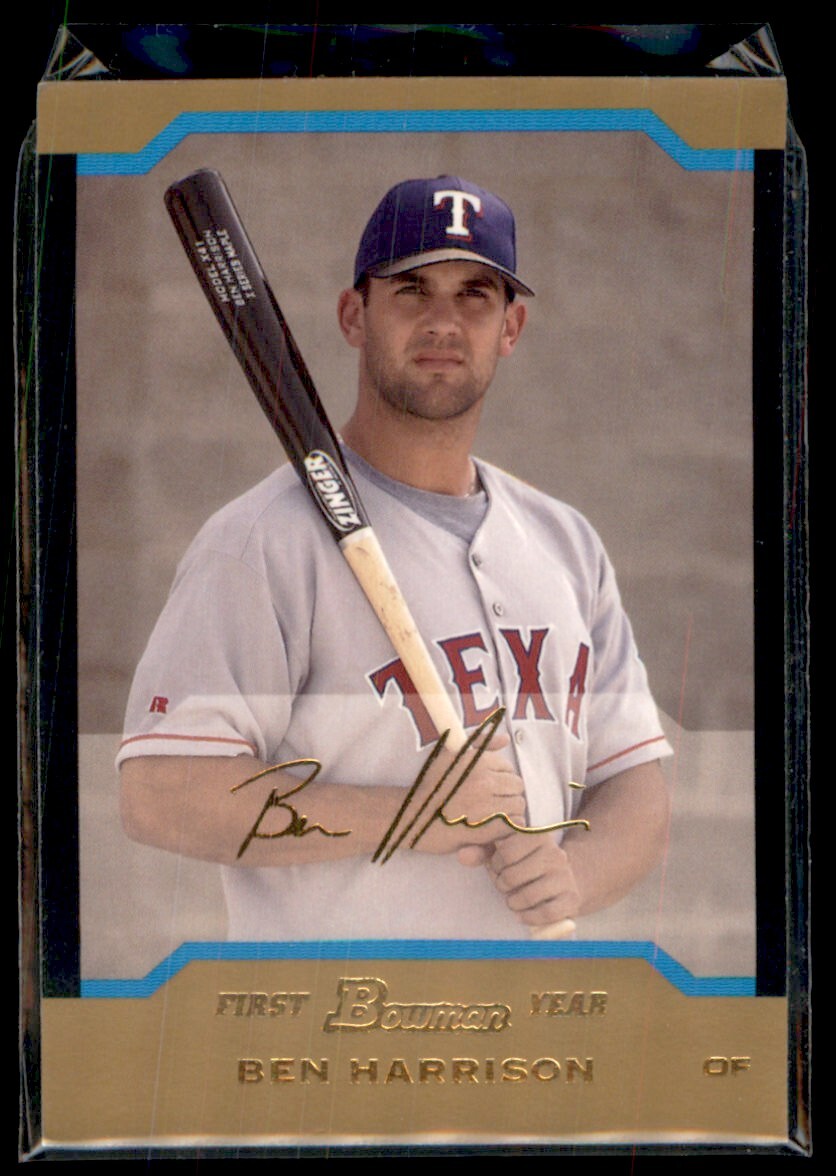 2004 Bowman Draft Picks & Prospects - Ben Harrison #BDP113 Gold (RC ...
