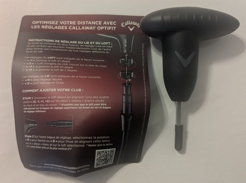 New Callaway Golf Club Loft & Lie Driver Adjusting Torque Wrench Tool ...