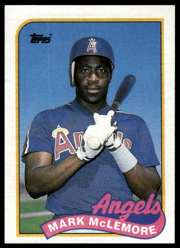 1989 Topps #547 Mark McLemore | eBay