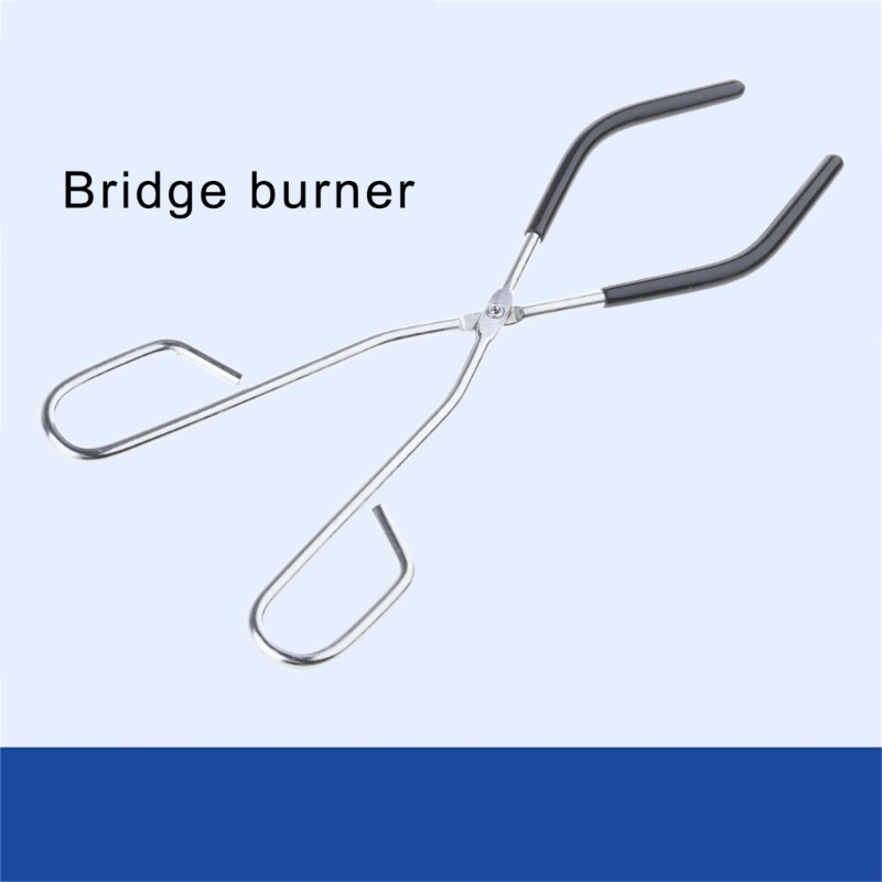 2Pcs Metal Beaker Tongs Lab Tumbler Glass Pliers Slip Resistant Handle ...