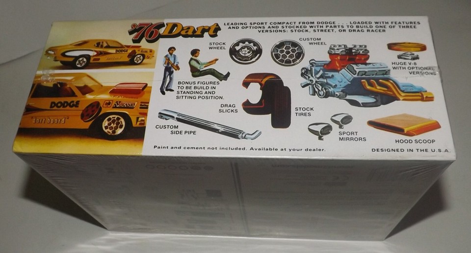 MPC '76 DODGE DART MODEL KIT 1/25 SCALE SEALED MIB | eBay