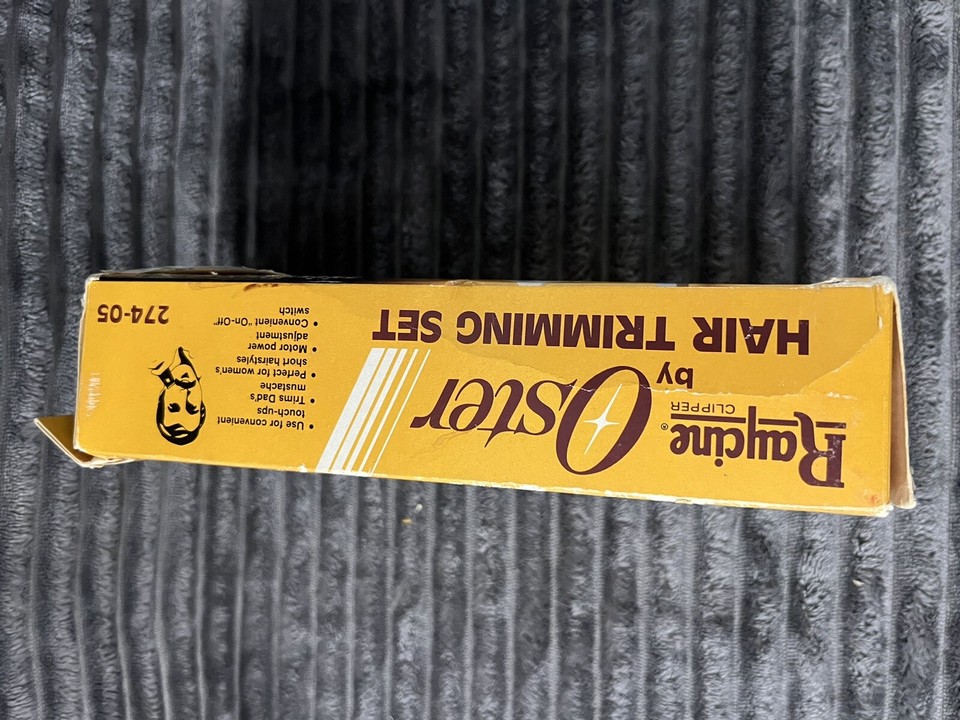 Vintage RAYCINE CLIPPER by OSTER Hair Trimming Set 274-05 Original Box ...