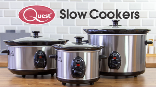 Quest Slow Cookers / 1.5L, 3.5L & 5L Sizes / 3 Temperature Settings ...