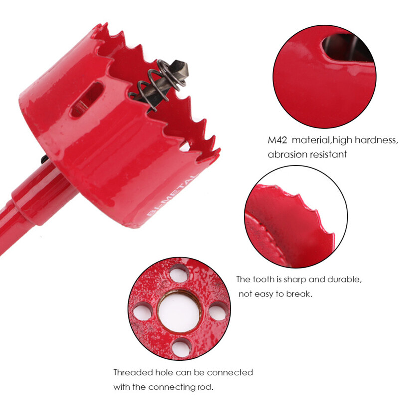 14 to 200mm Bi Metal M42 HSS Hole Saw Cutter Drill Bit For Wood Plaster ...