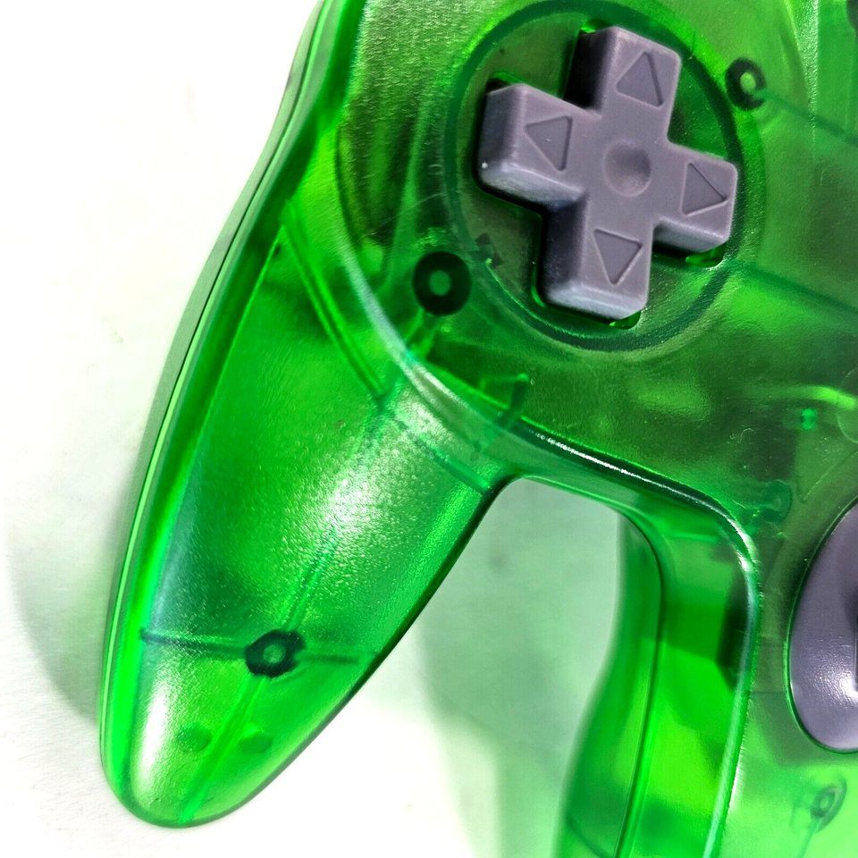 Nintendo 64 Jungle Green Controller NUS-005- Original Joystick - Tested ...