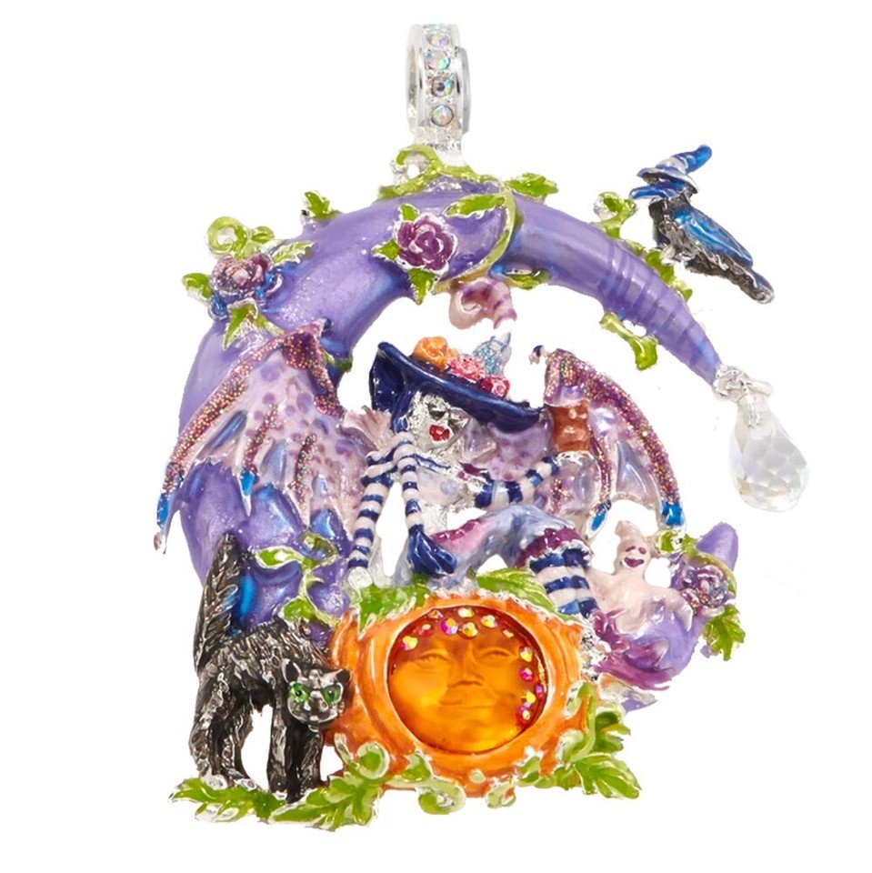 Kirks Folly Endora Witch Seaview Moon Magnetic Necklace silvertone | eBay