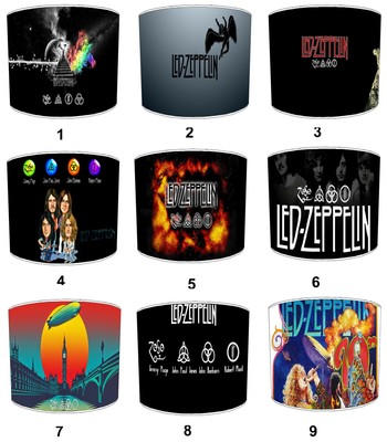 Led Zeppelin Lampshades Ideal To Match Bedding Duvets Curtains Cushion ...