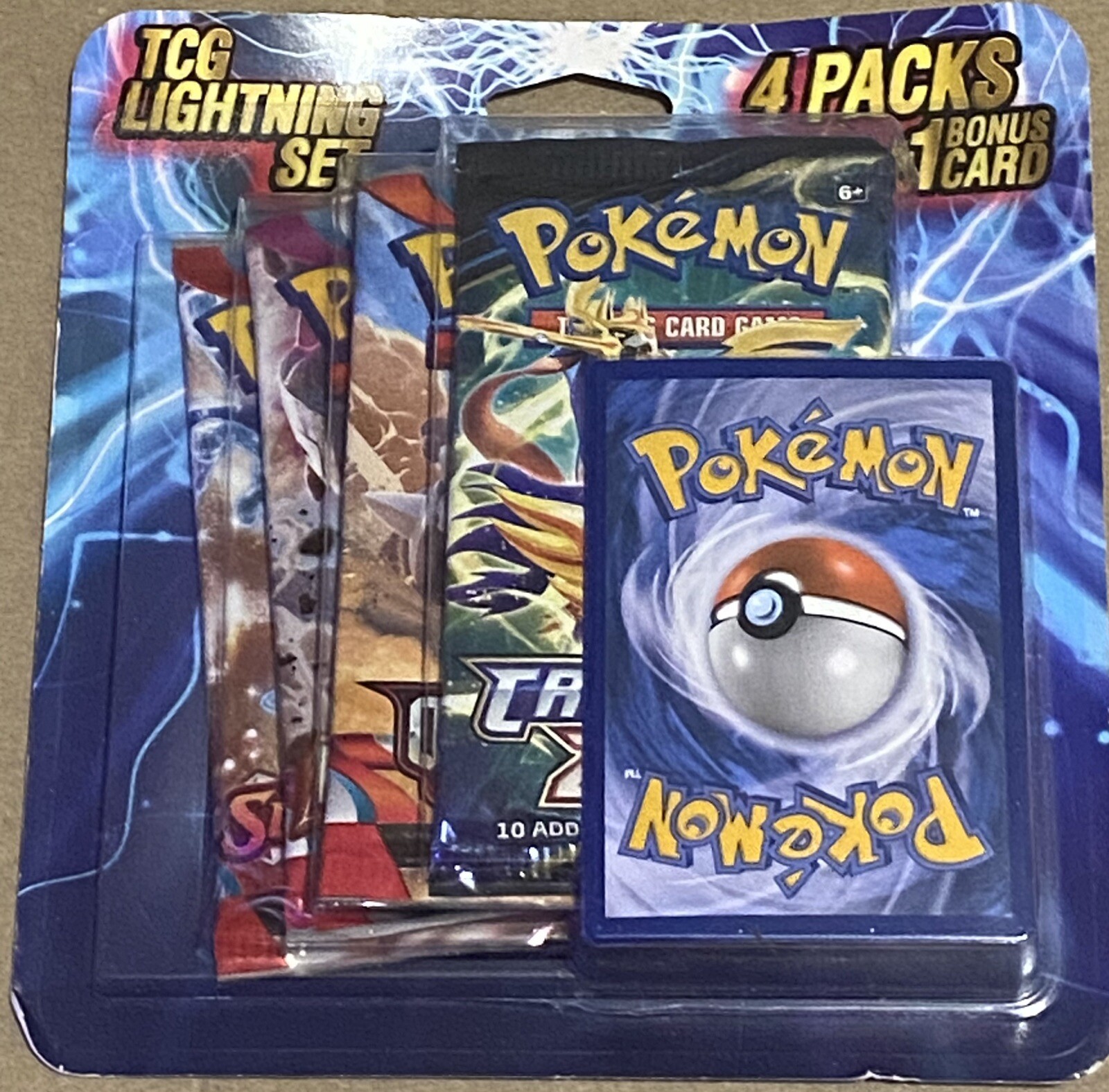 Pokemon TCG Lightning Set Booster 4 Packs 1 Bonus Card 97712544540 | eBay