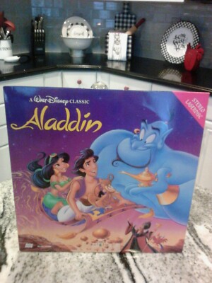 Walt Disney 1992 Classic Aladdin Laserdisc (Laser Disc) Digital ...