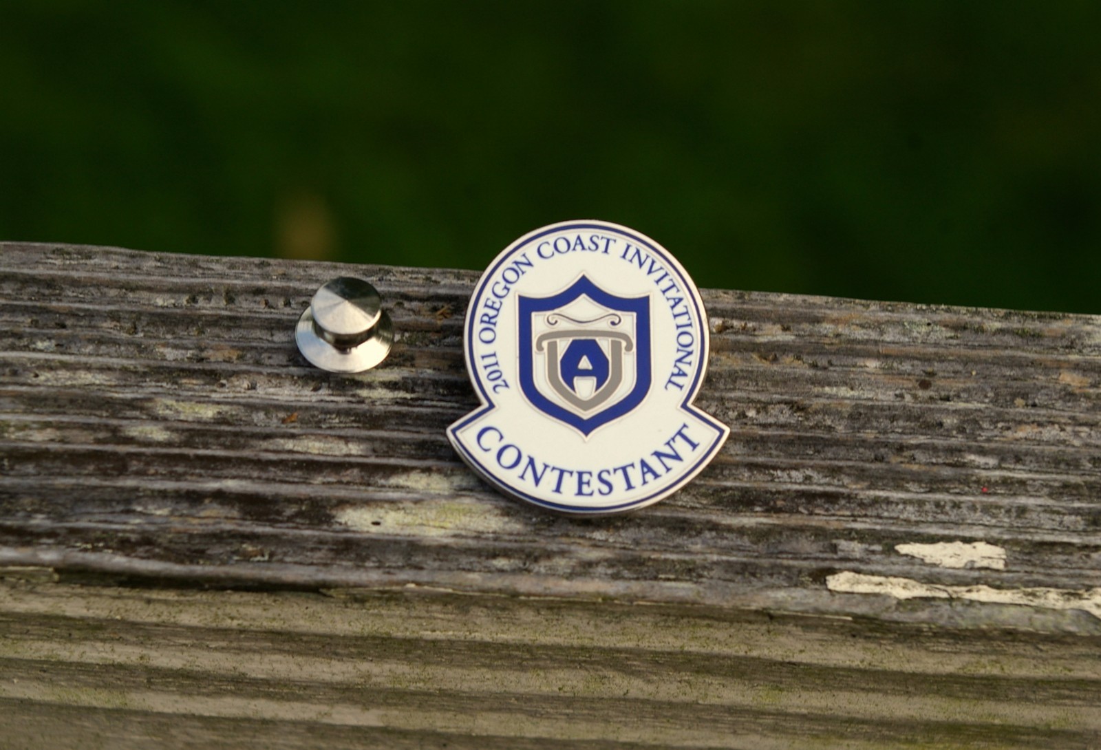 2011 Oregon Coast Invitational Contestant Golf Metal & Enamel Lapel Pin ...
