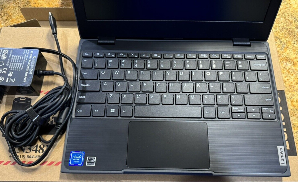 NEW Lenovo 100e 2nd Gen. 81MB 11.5" Intel Celeron 4020 4GB RAM64GB SSD ...