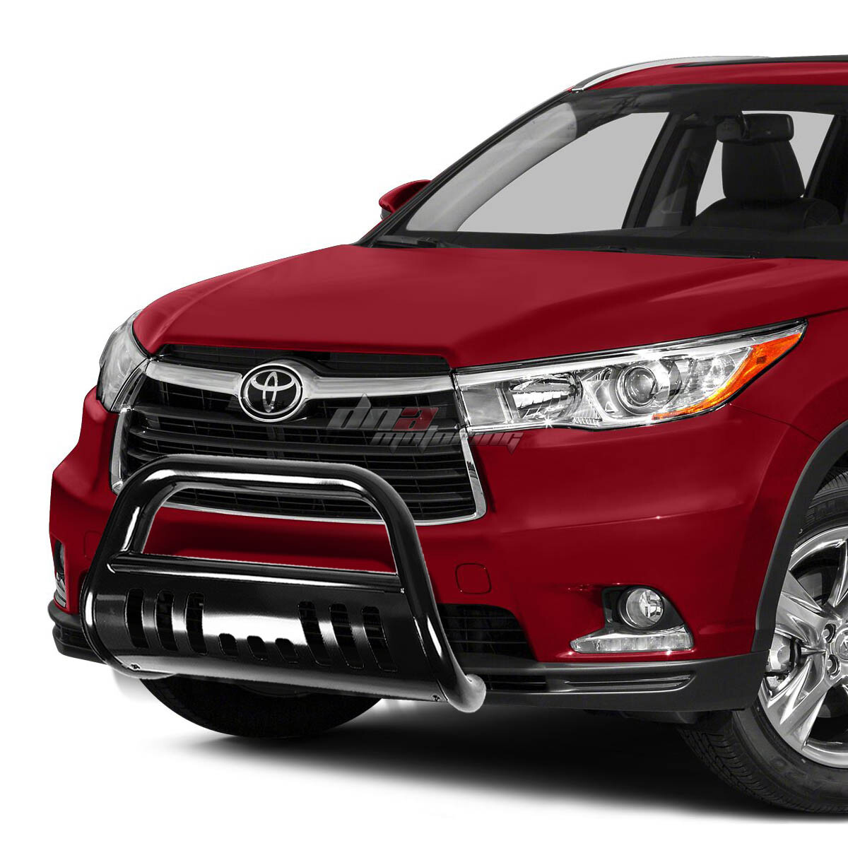 FOR 14-16 HIGHLANDER XU50 SUV STAINLESS STEEL BLACK BULL BAR PUSH GRILL ...