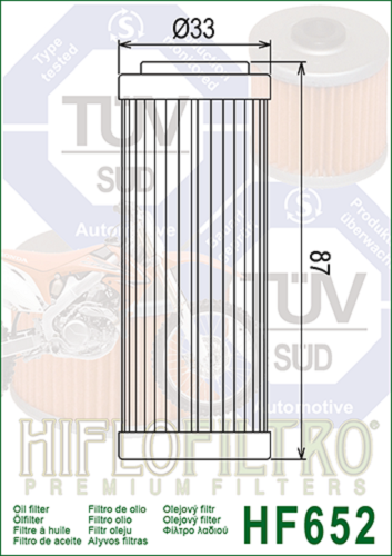 HiFlo Oil Filter HF652 KTM Husqvarna NEW | eBay