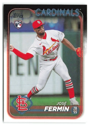 2024 Topps José Fermín Rookie #305 St. Louis Cardinals BASEBALL Card | eBay