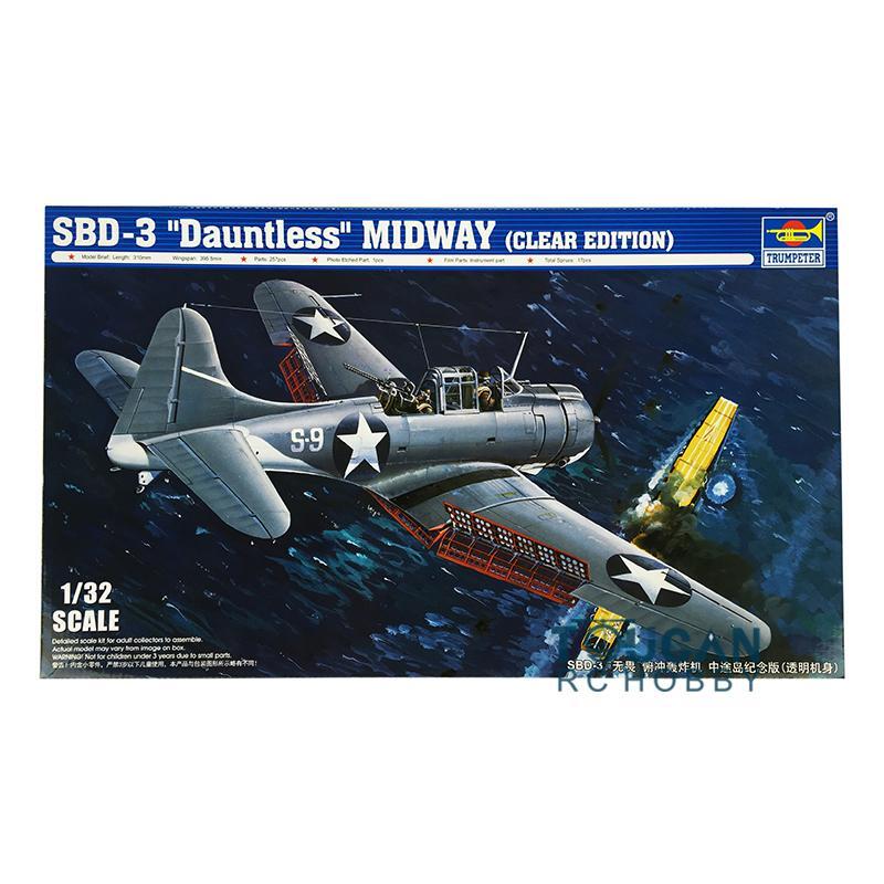 Trumpeter 1/32 02244 U.S.Navy SBD-3C Dauntless Dive Bomber Aircraft Kit Model | eBay