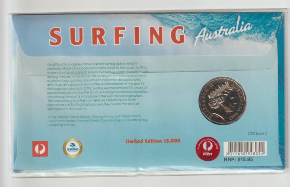 2013 PNC Surfing Australia - RAM 50c Coin | eBay Australia