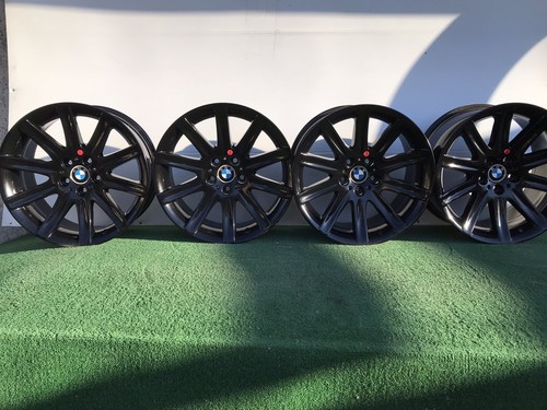 BMW 740I 745I 750I 760I 19" GENUINE FACTORY OEM GLOSS BLACK WHEELS RIMS ...