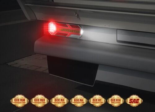 Led Neon Rear Dynamic Indicator Tail Lights Truck Trailer 7 Functions ...