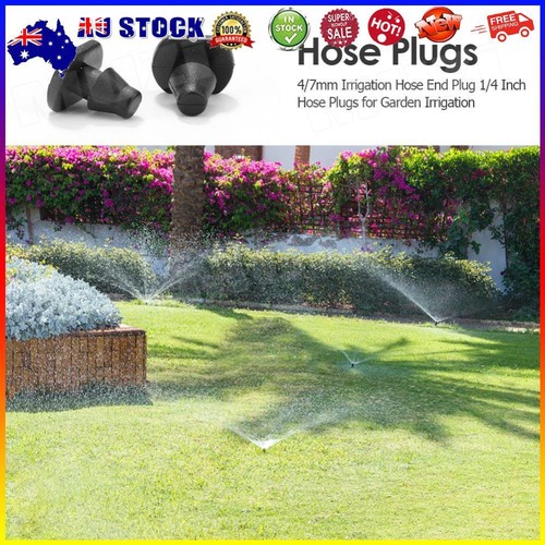 AU 4/7mm Irrigation End Plug 1/4 Inch Hose Plugs for Garden Irrigation ...