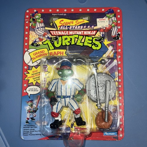 Teenage Mutant Ninja Turtles Unpunched GRAND SLAMMIN RAPH TMNT 1991 ...