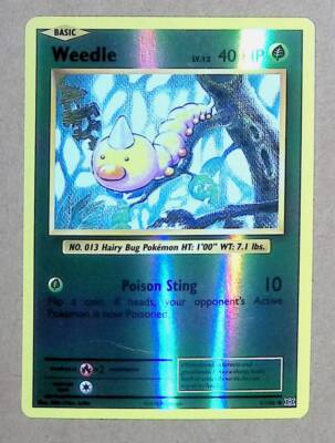 2016 Pokemon XY: Evolutions #5/108 Weedle Reverse Holo R3631 | eBay