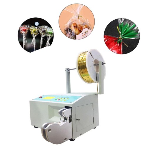 Plastic Bag Tie Machine Golden Wire Twist Tying Machine for Bakery ...
